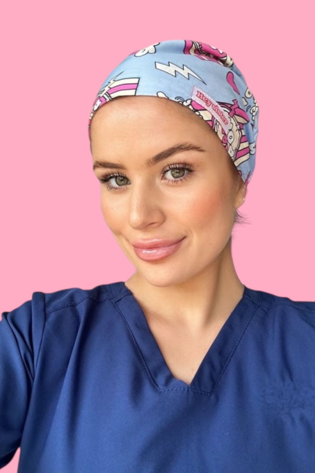 You Make My Heart Pop Scrub Cap – Hey Sister Scrub Club